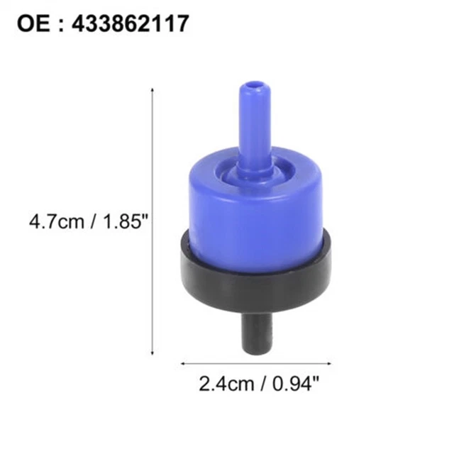 CHECK VALVE NON-RETURN Vacuum Plastic Replacement 433862117 Accessories ...