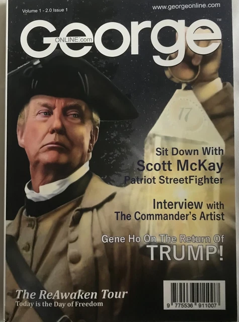 GEORGE MAGAZINE PRESIDENT Trump Paul Revere Jfk Jr Oct. 2022 Premier ...