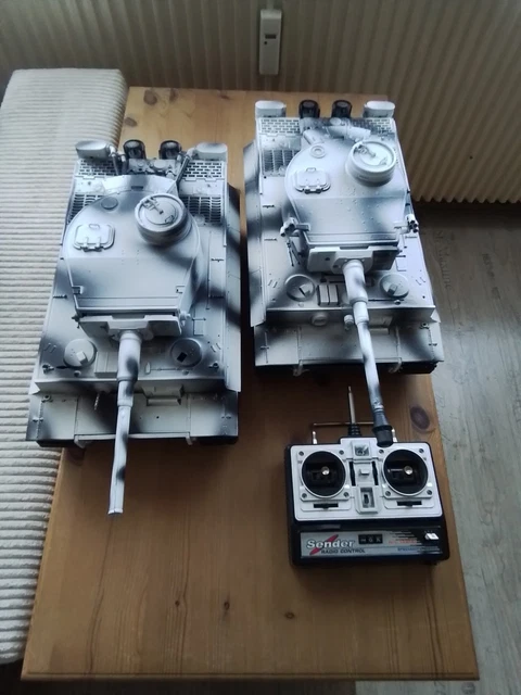 RC PANZER 2X Tiger 1 Heng Long 1/16 Rauch Und Sound EUR 80,00 - PicClick DE