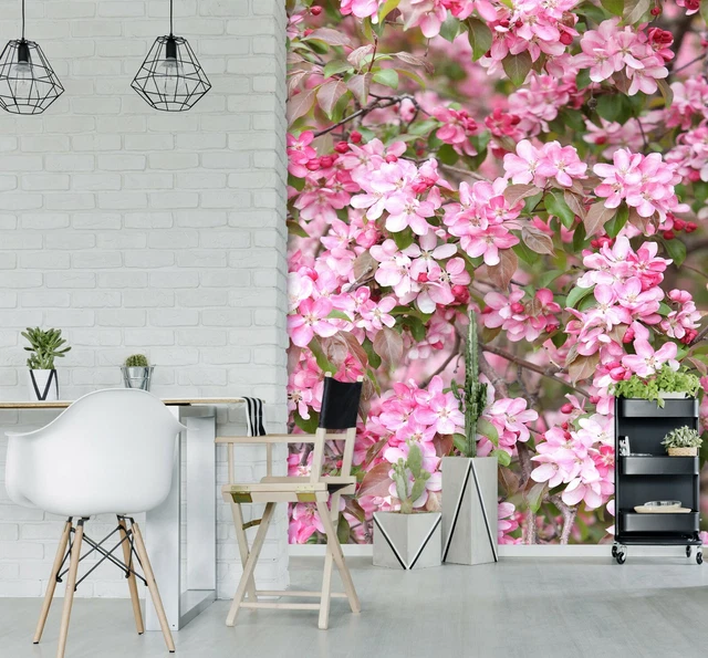 3d Peach Blossom G850 Wallpaper Mural Self Adhesive Removable Sticker