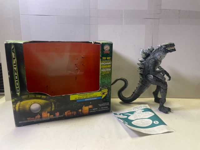 VINTAGE 1998 ELECTRONIC Trendmasters Combat Claw Godzilla Figure out of ...
