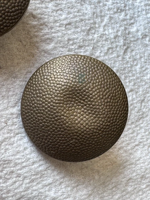 GERMAN ASSMAN PEBBLE 22mm Uniform & 17mm Shoulder Board Buttons + 2 ...