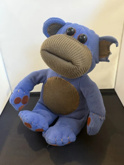 CBBC TALKING VINTAGE Nev the Bear Plush Toy Bear Behaving Badly Fully ...