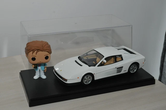 FERRARI TESTAROSSA MIAMI Vice 1/18 & Sonny Crockett 1/18 - Funko Pop ...