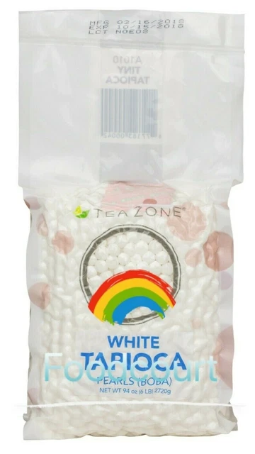 TEA ZONE TAPIOCA Pearl Original White Boba Taiwan 6 lb $23.80 - PicClick