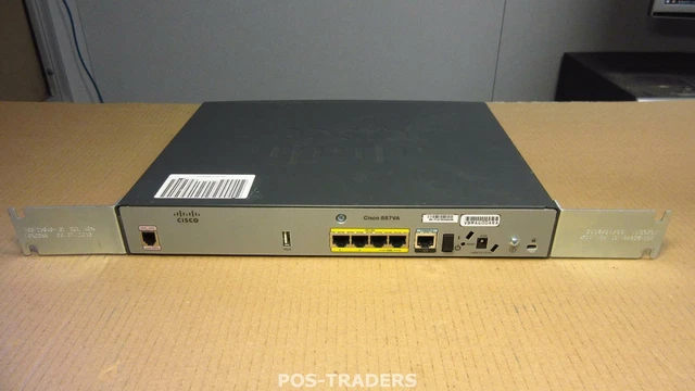 CISCO 887VA V01 Integrated Services Router 4-Ports EXCL PSU ...