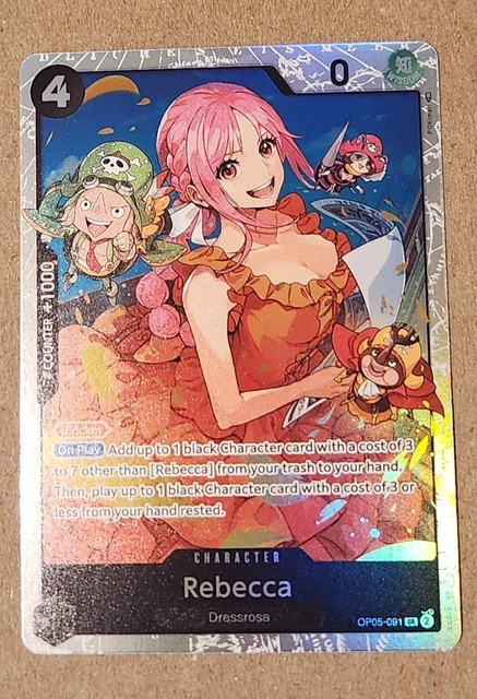 ONE PIECE TCG Rebecca OP05-091 SR NEUF Awakening of the New Era anglais ...