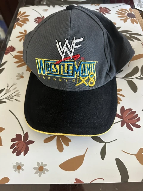 WWF WRESTLING WRESTLEMANIA X8 March 17, 2002 Toronto, Canada Ball Cap ...