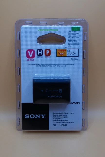 SONY NP-FV50 GENUINE HandyCam V/H/P-Series Li-Ion Battery 1030mAh / UK Stock £29.99 - PicClick UK