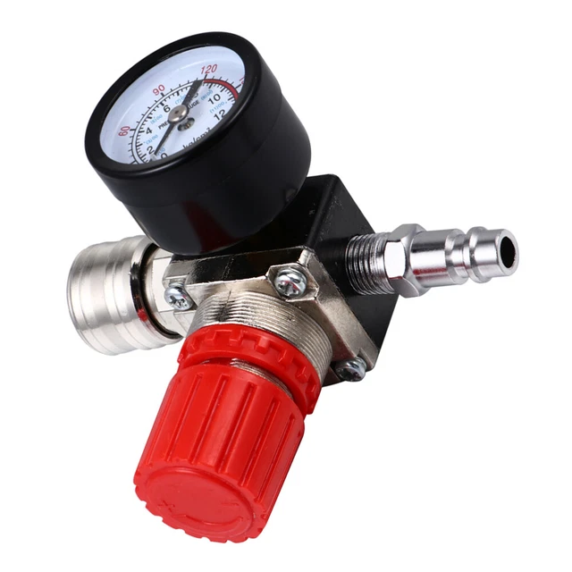 AIR PRESSURE PARTS Regulator Compressor Kit Control Valve Three-Hole ...