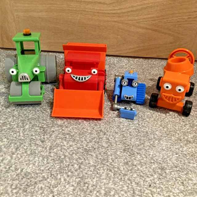 BOB THE BUILDER Toy Vehicle Bundle x 4 Roley, Muck, Dizzy and Scratch £ ...