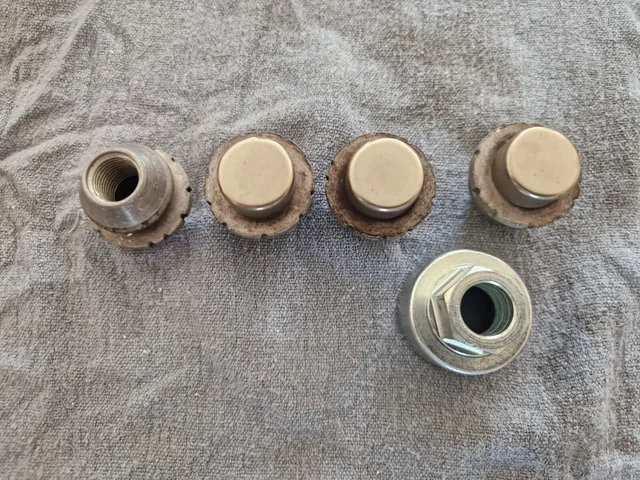 GENUINE FORD TRANSIT Mk8 Mk9 Custom Alloy Wheel Locking Wheel Nuts ...