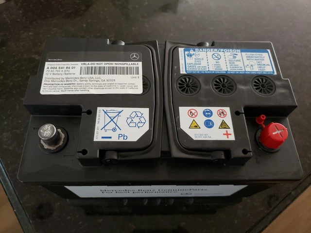 NEW MERCEDES-BENZ MAIN Starter Battery A0019828008 A0009828202 Eng ...