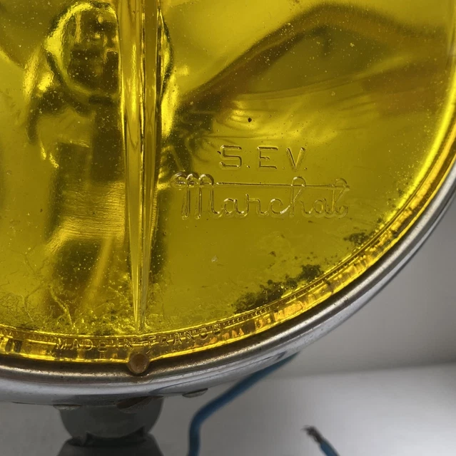S.E.V. MARCHAL 722 Iode 702 Starlux yellow fog lights headlights £229. ...