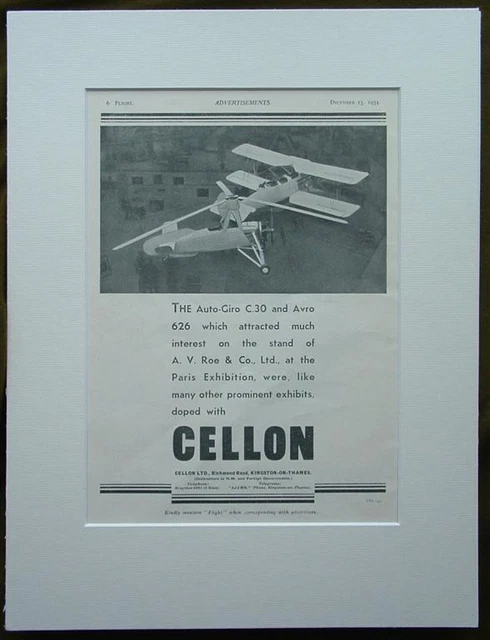 CP016 ORIGINAL 1930S Advertisement For Cellon Ltd. £12.00 - PicClick UK