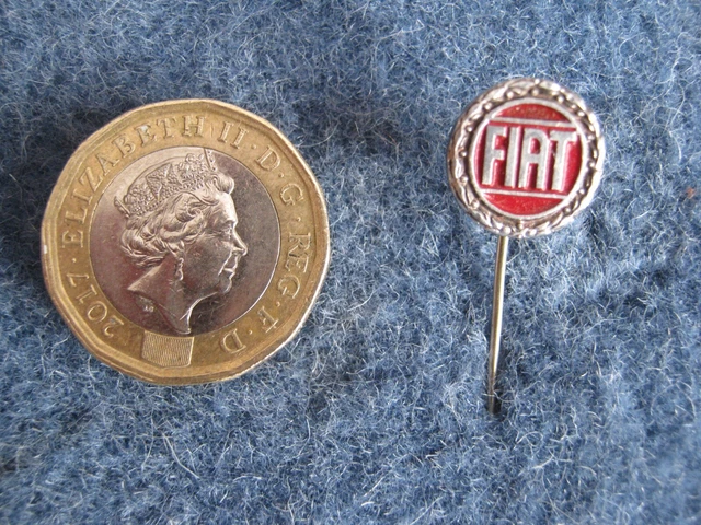 SCARCE VINTAGE - Fiat -Car Pin Badge £10.00 - PicClick UK