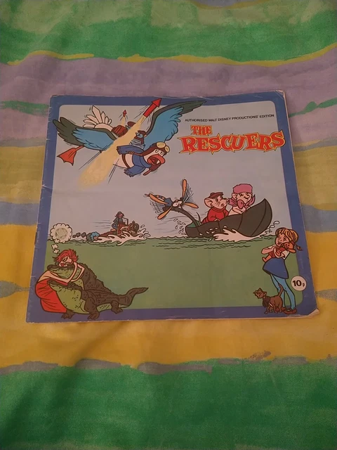 THE RESCUERS STICKER Album Walt Disney Edition Incomplete + Badge A16 £ ...