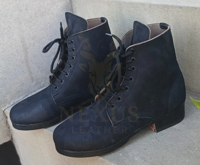 WW2 GERMAN M43 Low Boots - WW2 Repro Army Military Hobnail Leather All ...