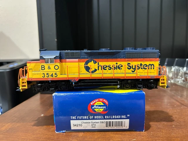 HO SCALE ATHEARN Chessie B&O GP35 diesel locomotive 3545 $36.01 - PicClick