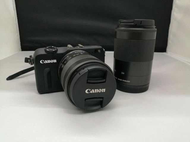 KIT DE ZOOM doble Canon Eos M2 réflex digital de lente única EUR 720,04 ...
