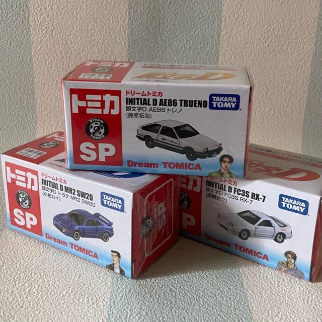 TAKARA TOMICA INITIAL D Toyota AE86 Trueno MR2 SW20 FC3S RX-7 édition limitée EUR 159,14 ...