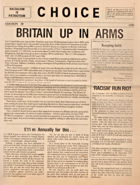 CHOICE ISSUE 20 1990 Lady Jane Birdwood NF BNP £8.99 - PicClick UK