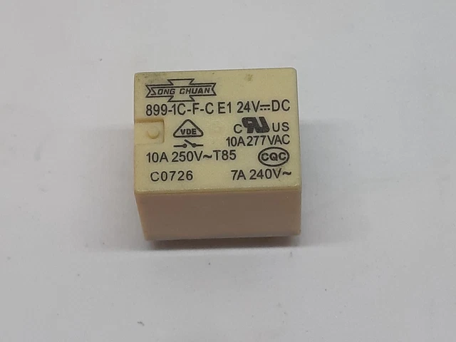 RELÈ 899-1C-F-CE1 24V DC, 10A277VAC, 10A250V T85, 7A240V EUR 3,50 ...