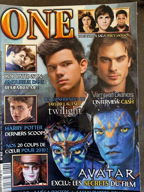 MAGAZINE ONE N°62, Twilight, Harry Potter, Vampire Diaries, Percy ...