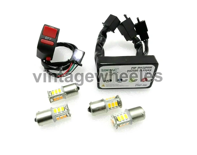 ROYAL ENFIELD CLASSIC Uce Simtac Pnp Hazard Flasher 12v With Bulbs £69. ...