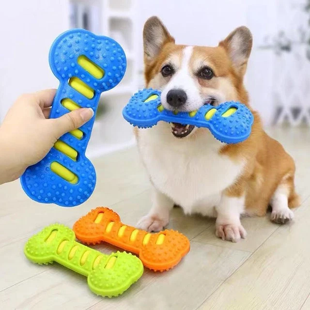 PET TOY TEETHING Bone Interactive Sticks Puppy Chewing Stick Teeth Toy ...
