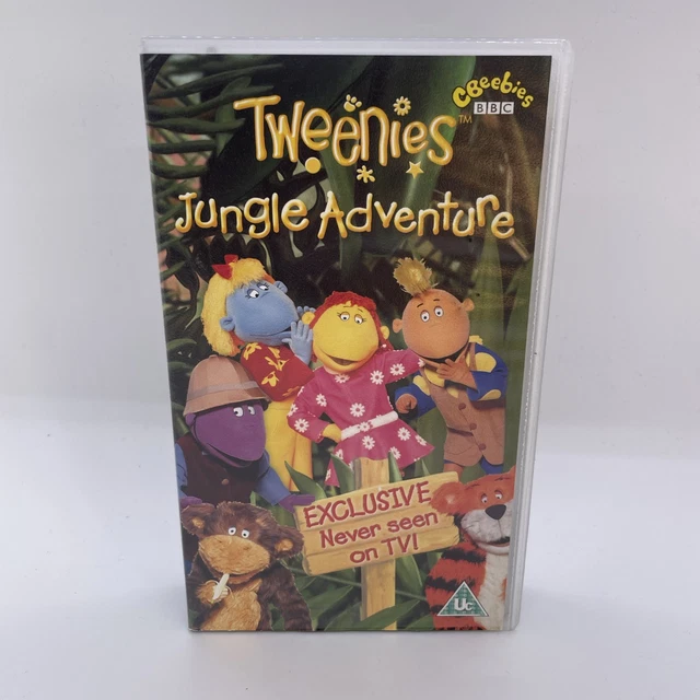 TWEENIES JUNGLE ADVENTURE VHS Video Cassette Tape PAL 2004 Cbeebies BBC ...
