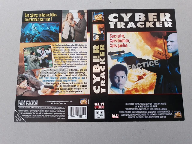 JAQUETTE VHS - Cyber Tracker - Vhs Sleeve EUR 5,00 - PicClick FR