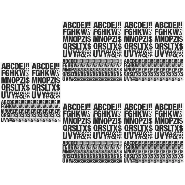 SET OF 5 Heat Transfer Letters Adhesive Vinyl Bundle Stickers £86.48 ...