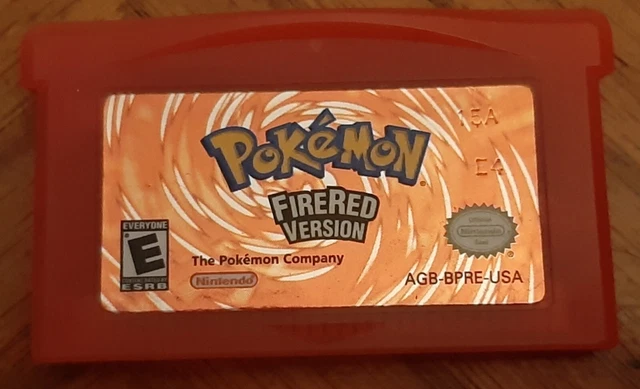 POKEMON FIRERED VERSION (Gameboy Advance, 2004) Cartridge Only Fast ...