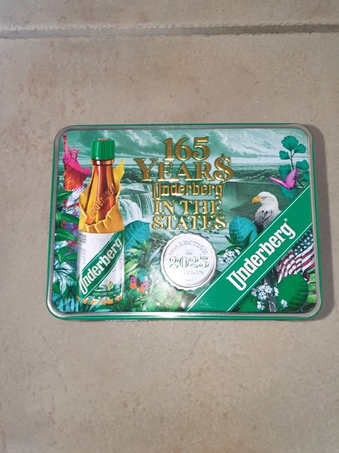 SAMMELDOSE UNDERBERG EDITION 2025 165 YEARS LEER EUR 5,00 - PicClick DE