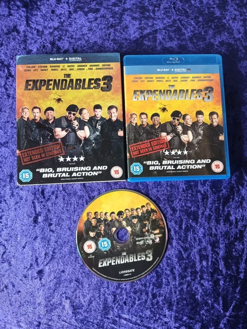BLU RAY THE Expendables 3 Stallone Statham Snipes Lundgren Schwarzenegger Uk Rb £4.00 - PicClick UK