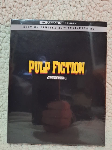 PULP FICTION - Edition 30ème Anniversaire - 4K Ultra HD + Blu-Ray ...