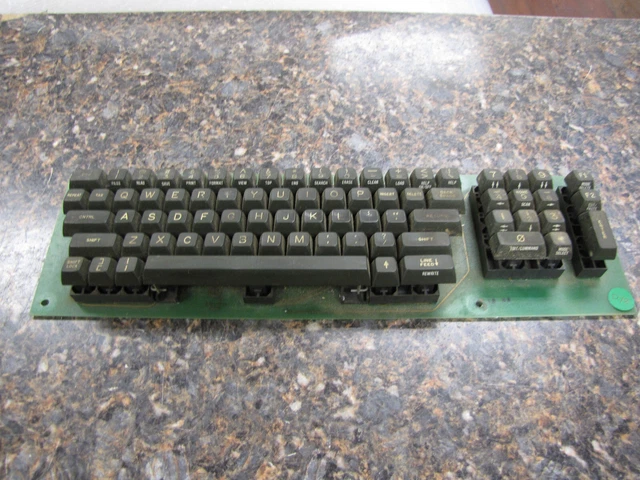 RARE VINTAGE EAGLE Computer Terminal Monitor keyboard only (color green ...