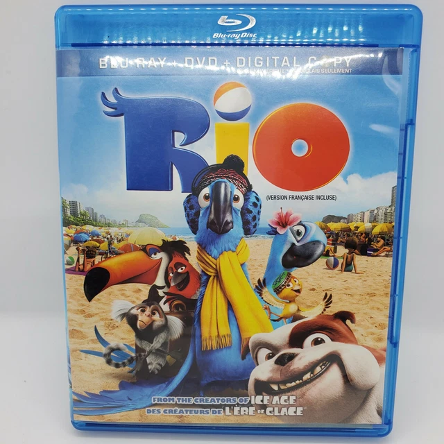 RIO BLU-RAY, DVD, From the Creators of Ice Age (2011, Family Comedy ...