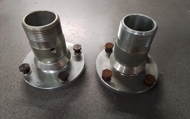 MGB MGB GT wire wheel rear conversion hubs tube axle £125.48 - PicClick UK