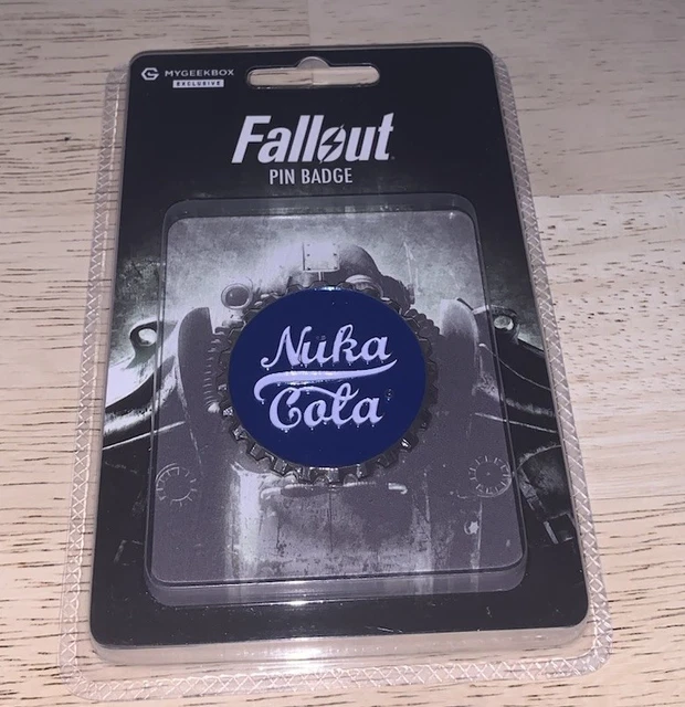 FALLOUT BLUE NUKA Cola Bottle Cap Limited Edition Pin Badge Fanattik £9 ...