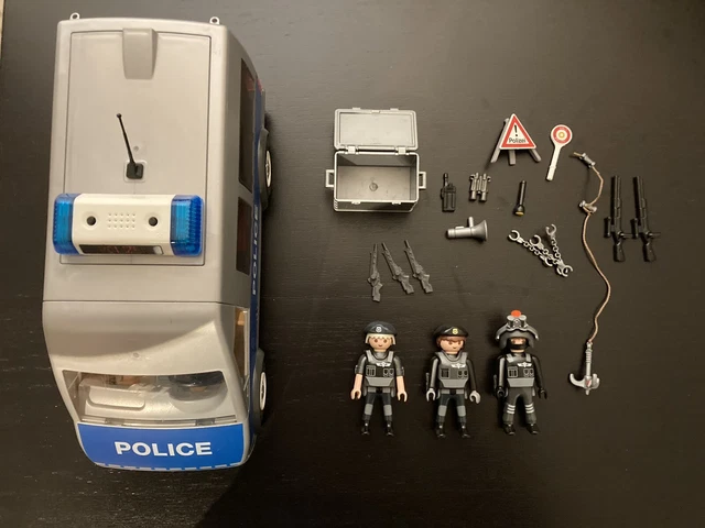 PLAYMOBIL POLIZEI MANNSCHAFTSWAGEN EUR 8,00 - PicClick DE