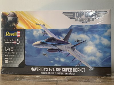 TOP GUN MAVERICK'S F/A-18E Super Hornet Revell 1/48 Airplane Model Kit ...