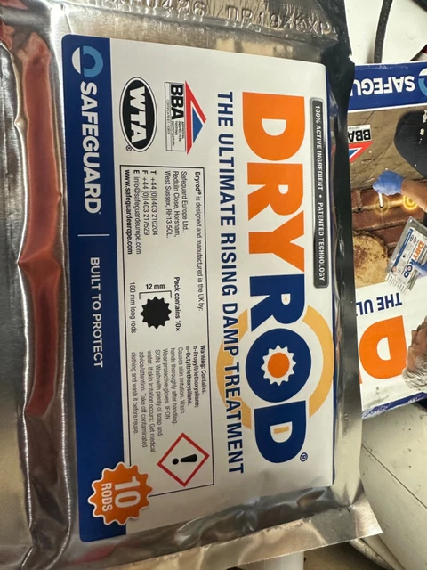 10-PACK DRY RODS for Rising Damp Treatment 1pk of 10 £23.56 - PicClick UK