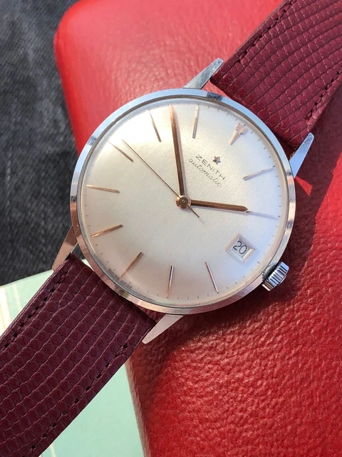 RARE ZENITH AUTOMATIC Cal 2532 PC Oversize Original Dial Watch Vintage EUR 1.190,00 - PicClick FR