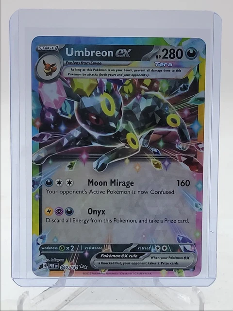 UMBREON EX 2025 Pokemon Prismatic Evolutions Double Rare Q3928 £6.98 ...