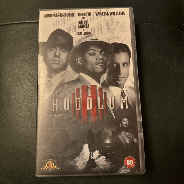 HOODLUM VHS LAURENCE Fishburne Andy Garcia Tim Roth Vanessa Williams ...