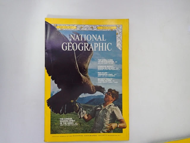 NATIONAL GEOGRAPHIC MAY 1971 The Condor Russia Mexican Border Channel ...