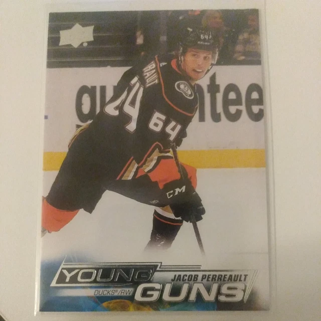JACOB PERREAULT #212 Young Guns RC 2022-23 Upper Deck Series 1 Anaheim ...