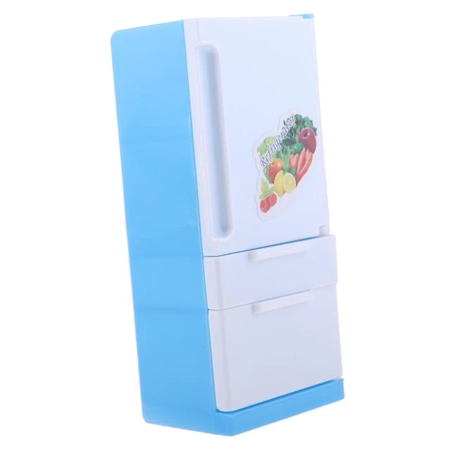 POPULAR MINI REFRIGERATOR Toy Fridge Model Pretend Toy For Dolls £7.37 ...